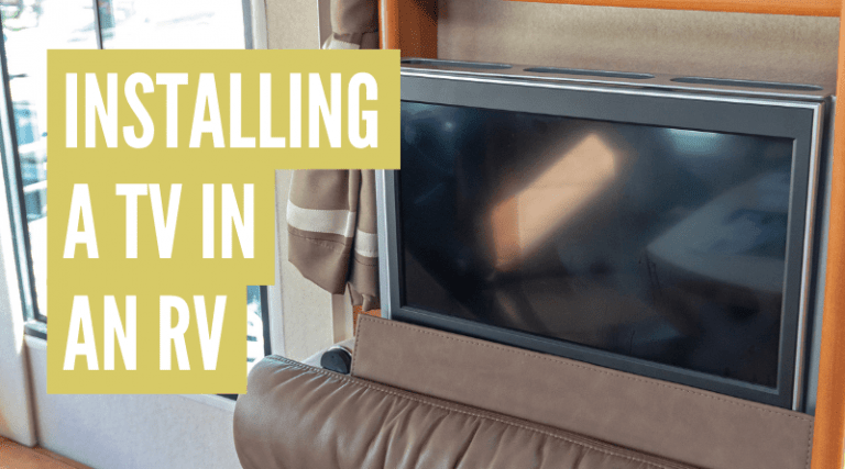 How To Install A Flat Screen TV In An RV (Detailed Guide)