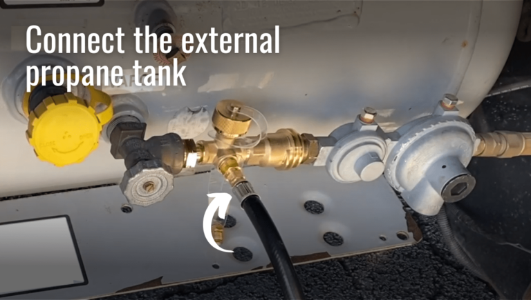 How to Hook Up an External Propane Tank to an RV (3 Simple Steps)