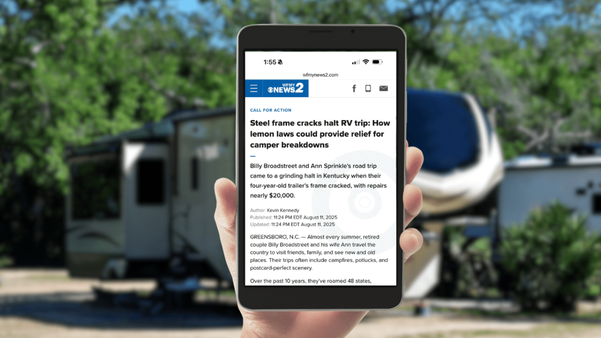 Couple’s $20,000 RV Nightmare Fixed for Free After TV Station Intervenes